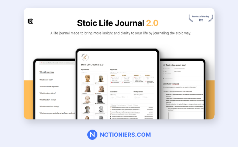 7 Best Notion Journal Templates [2024] - Notioniers