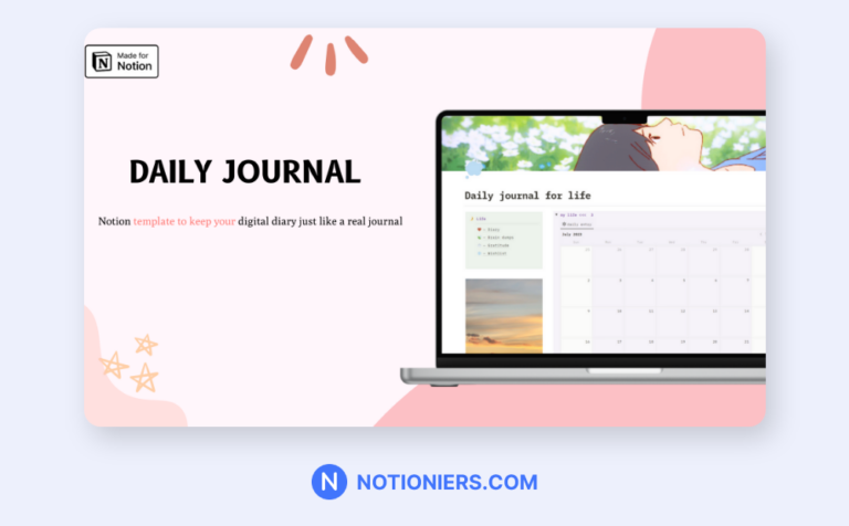 7 Best Notion Journal Templates [2024] - Notioniers