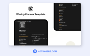 44+ Best Notion Weekly Planner Templates [2024] - Notioniers