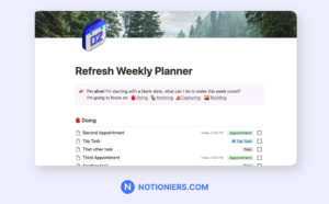 44+ Best Notion Weekly Planner Templates [2024] - Notioniers