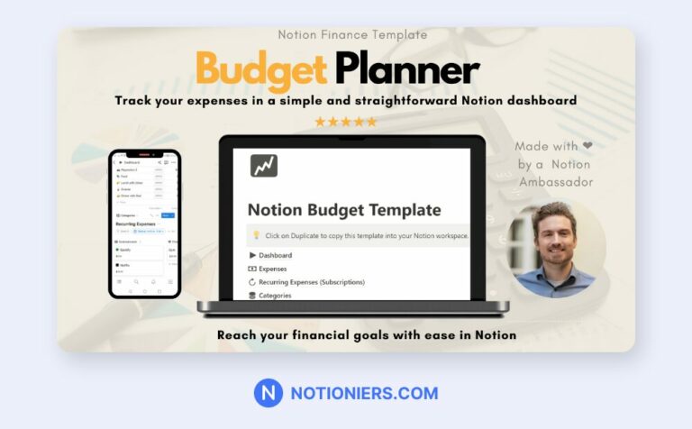 20+ Best Free & Paid Notion Budget Templates [2024] - Notioniers