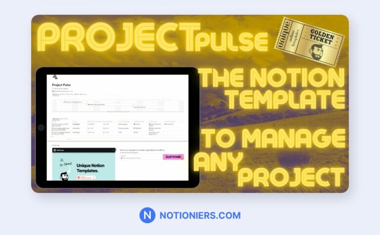 15+ Best Notion Project Management Templates [2024] - Notioniers