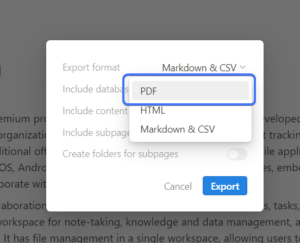 How to Easily Export Notion Page as PDF [2024] - Notioniers