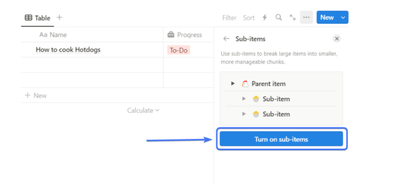 How to Create Sub-Items in Notion [2024] - Notioniers