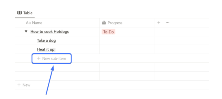 How to Create Sub-Items in Notion [2024] - Notioniers