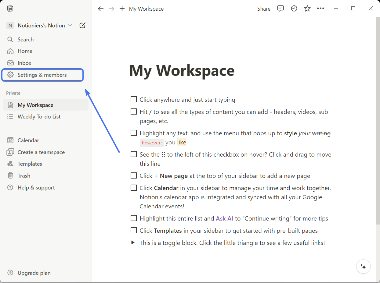 Easily Delete a Workspace in Notion [2024] - Notioniers