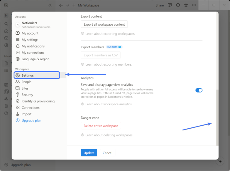 Easily Delete a Workspace in Notion [2024] - Notioniers