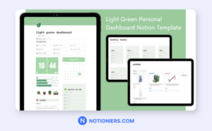 52+ Best Notion Dashboard Templates [2024] - Notioniers