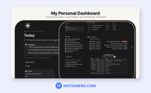 52+ Best Notion Dashboard Templates [2024] - Notioniers