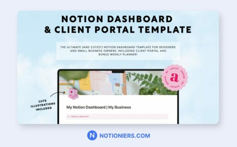 52+ Best Notion Dashboard Templates [2024] - Notioniers