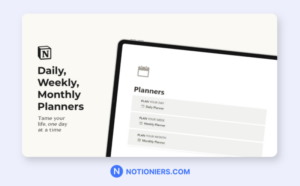 44+ Best Notion Weekly Planner Templates [2024] - Notioniers