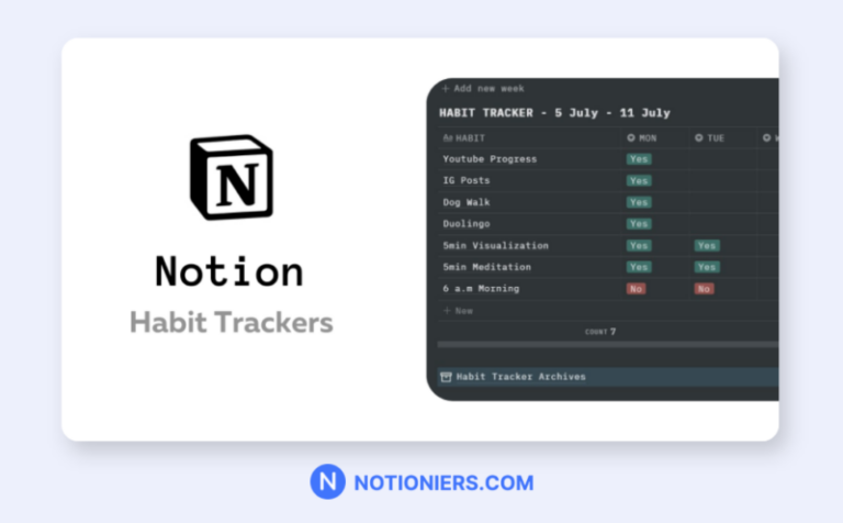 45+ Best Notion Habit Tracker Templates [2024] - Notioniers
