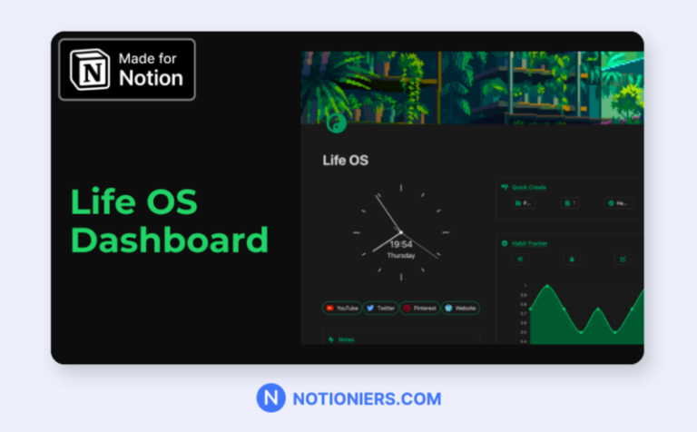 52+ Best Notion Dashboard Templates [2024] - Notioniers