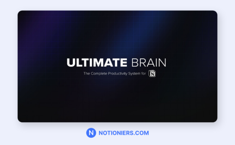 30+ Best Second Brain Notion Templates [2024] - Notioniers