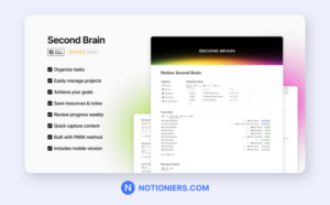 30+ Best Second Brain Notion Templates [2024] - Notioniers