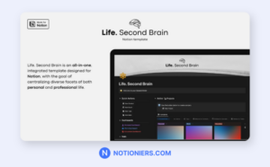 30+ Best Second Brain Notion Templates [2024] - Notioniers