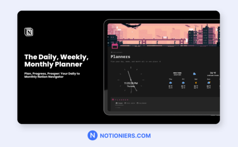 44+ Best Notion Weekly Planner Templates [2024] - Notioniers
