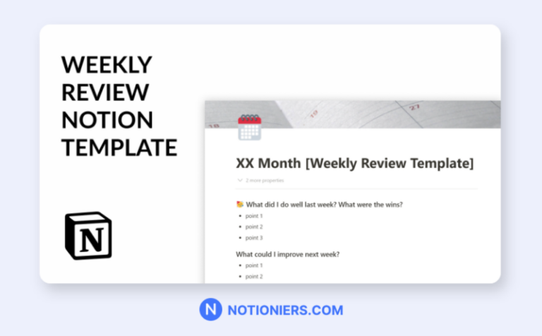 44+ Best Notion Weekly Planner Templates [2024] - Notioniers