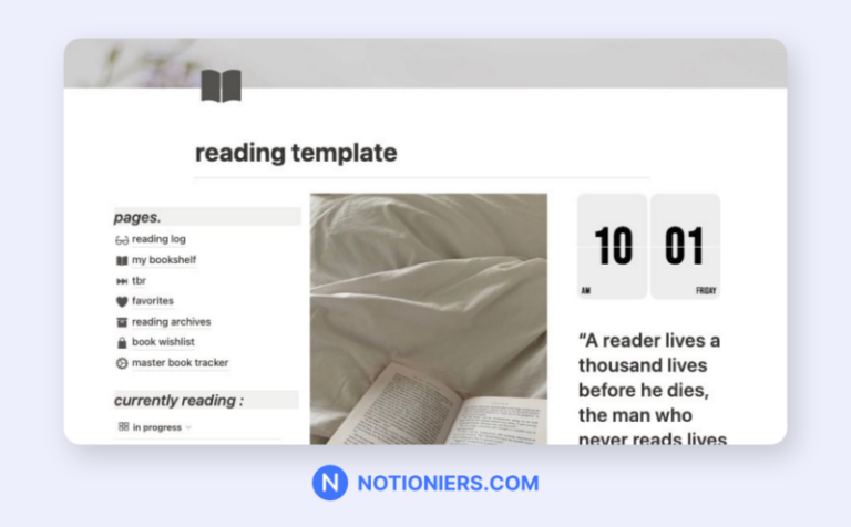 40+ Best Book Tracker Notion Templates - Notioniers