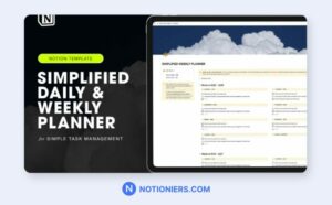 44+ Best Notion Weekly Planner Templates [2024] - Notioniers
