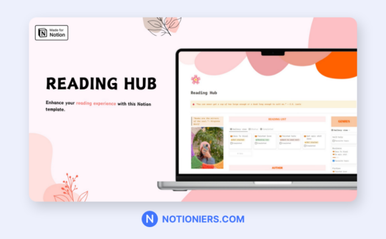40+ Best Book Tracker Notion Templates - Notioniers
