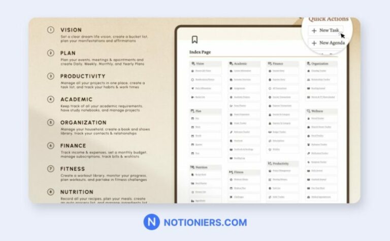 35+ Best Notion Templates for Students [2024] - Notioniers