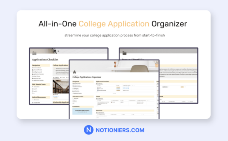 35+ Best Notion Templates for Students [2024] - Notioniers