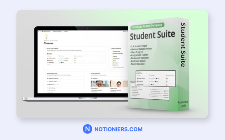 35+ Best Notion Templates for Students [2024] - Notioniers