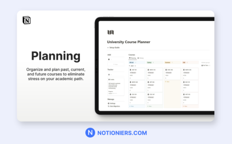 35+ Best Notion Templates for Students [2024] - Notioniers
