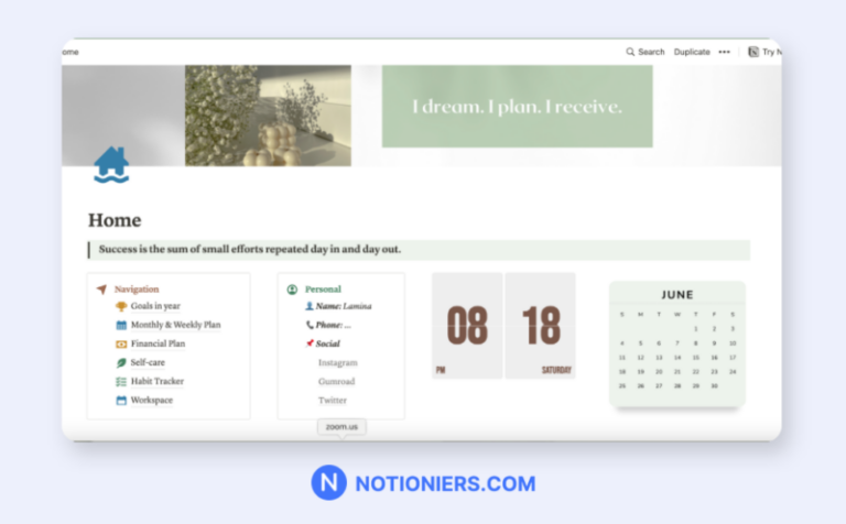 32+ Best Notion Daily Planners [2024] - Notioniers