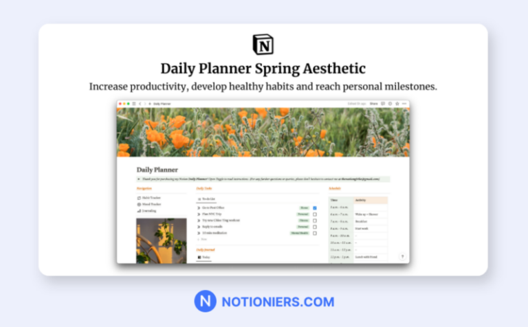 32+ Best Notion Daily Planners [2024] - Notioniers
