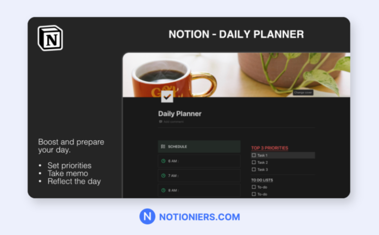 32+ Best Notion Daily Planners [2024] - Notioniers